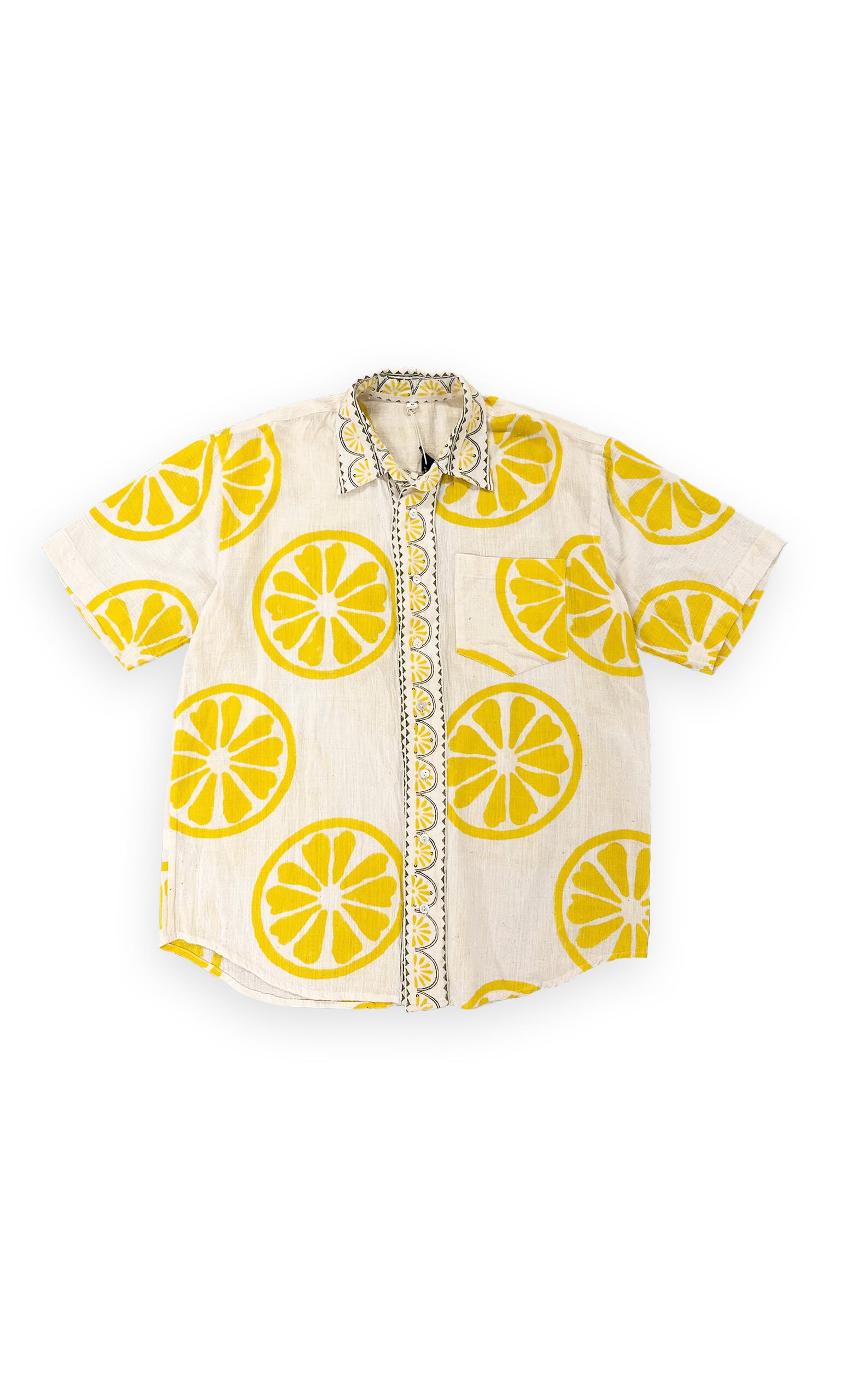 Lemon Cotton Shirt - Plümo Ltd